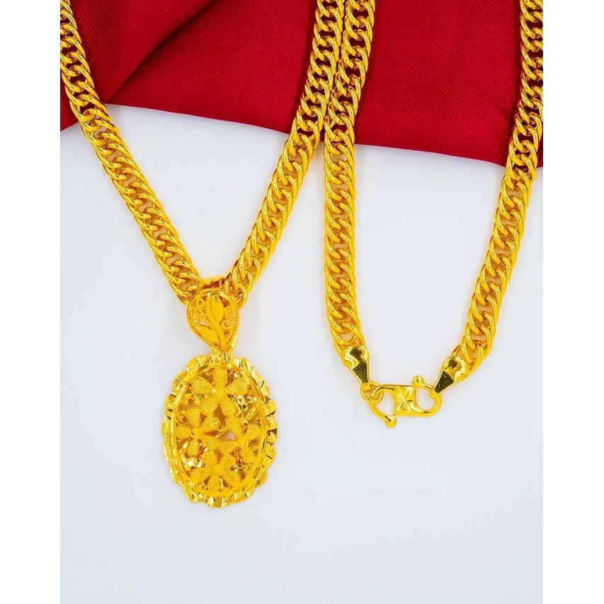 💋 COP 916 PERSIS ORI 💋 5 DESIGN EMAS KOREA RANTAI LEHER ( NECKLACE ) 💋 | Shopee Malaysia