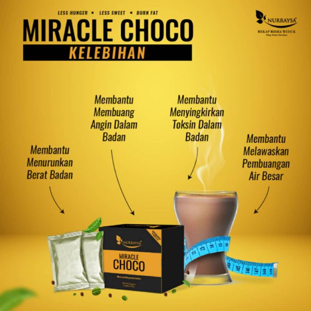 🔥READY STOCK🔥 MIRACLE SLIM CHOCO | Shopee Malaysia