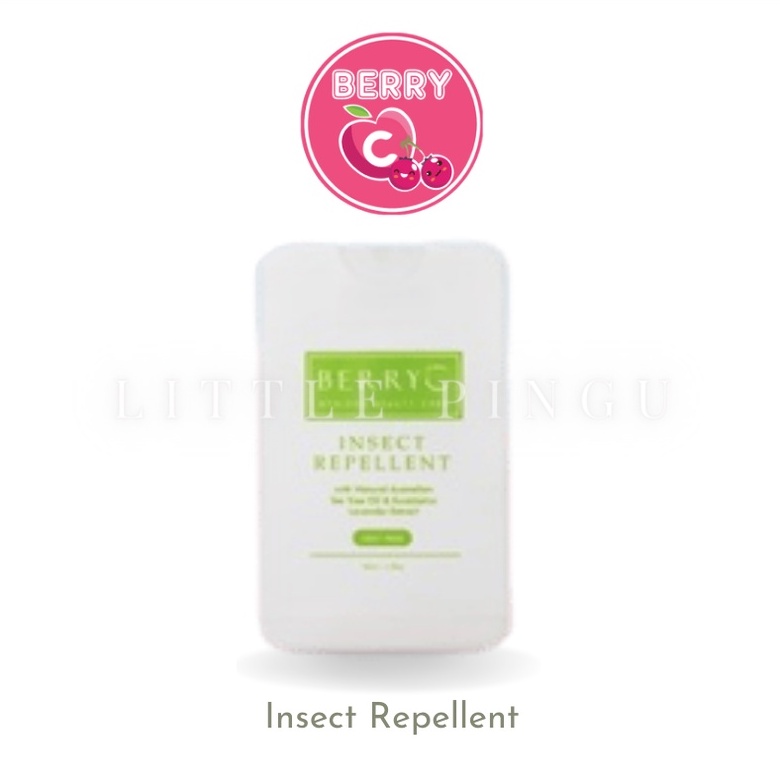 Berry C Insect Mosquito Repellent Pocket Spray 40ml BerryC | Shopee ...