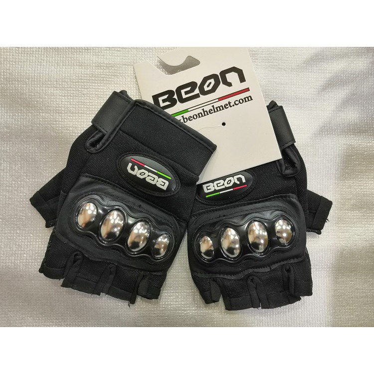 Motorcycle Riding Glove Half with protection cover Beon (sesuai ...