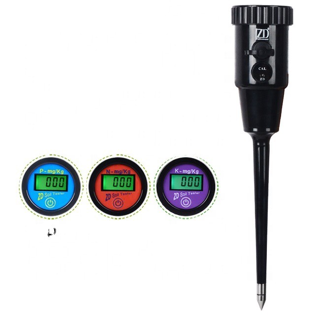 Portable digital nutrient analyzer soil NPK meter tester ZD-2804 ...