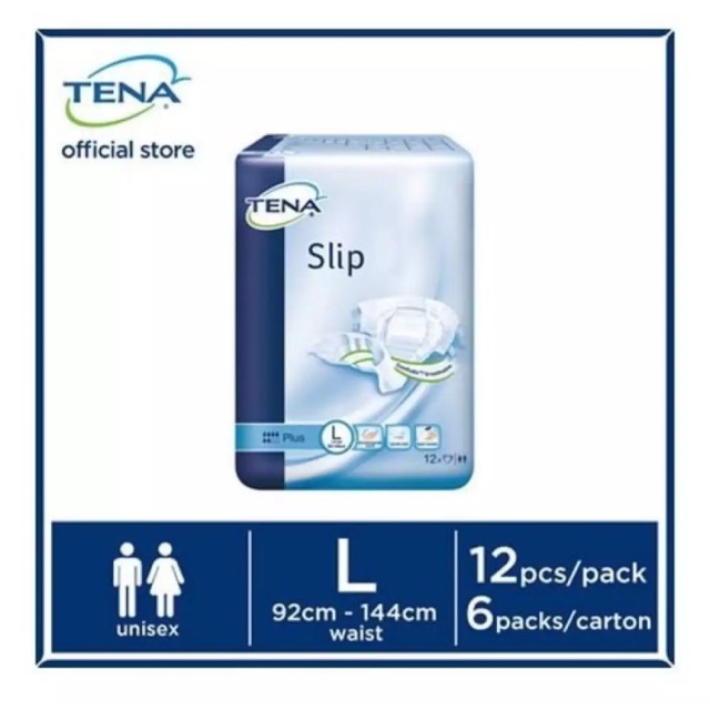 TENA PLUS SLIP ADULT DIAPER 12PCS (SIZE M / L) | Shopee Malaysia