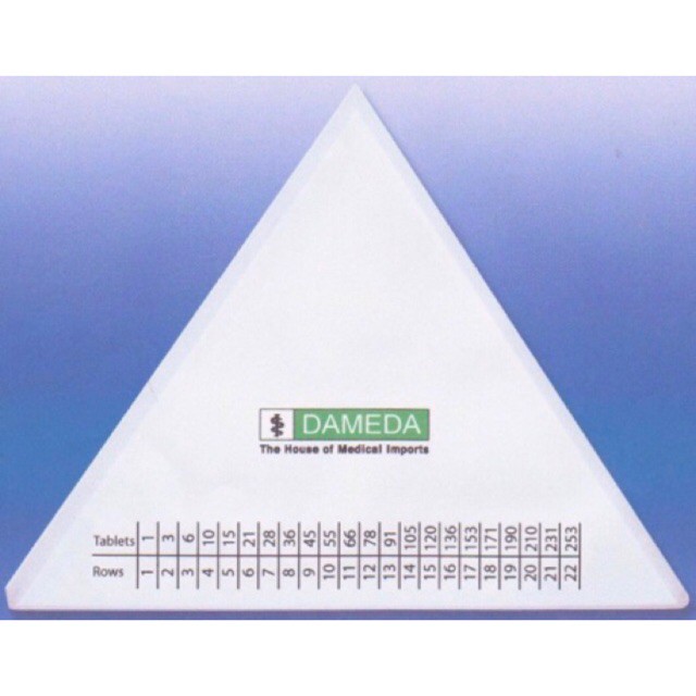 DAMEDA UK 🇬🇧 | Triangular Tablet 💊 Counting Tray 🎨 | | Shopee Malaysia