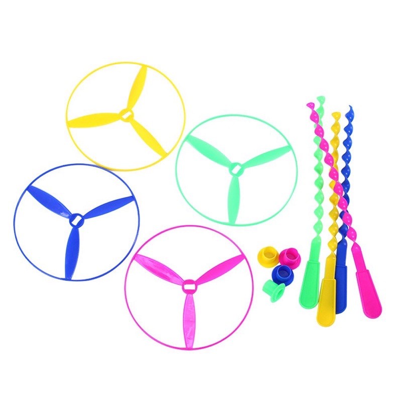 Tradisional Games Kids Toys Flying Wheels - 1 set Only (Random Colour ...
