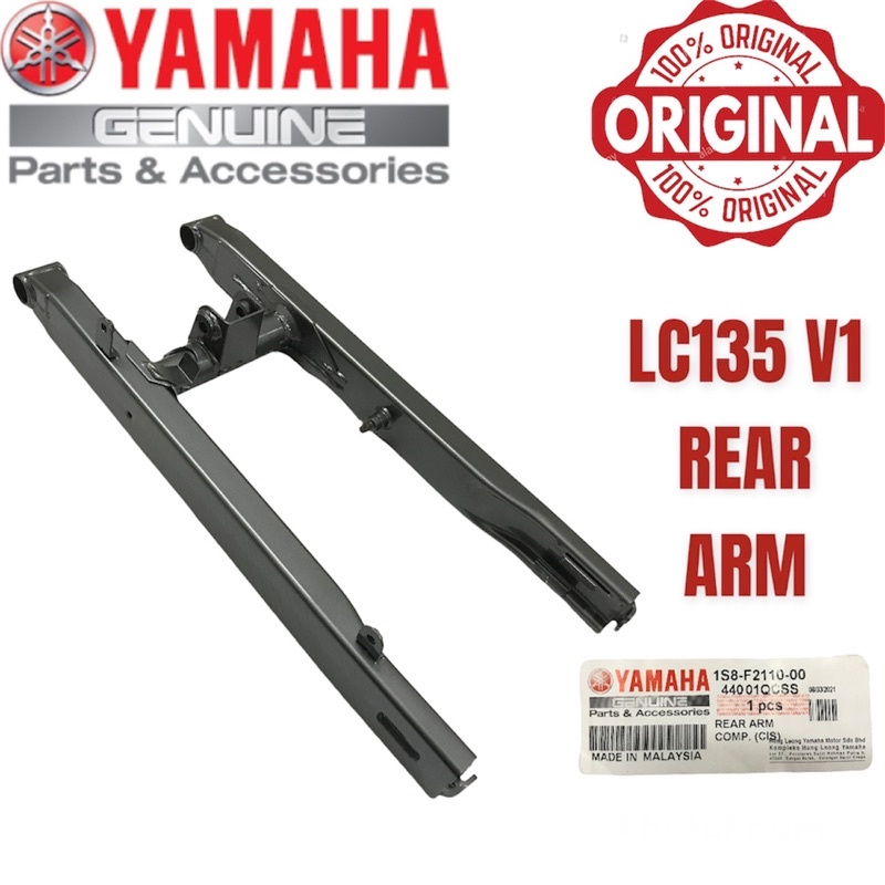 YAMAHA LC135 V1 100% ORIGINAL HLY REAR ARM LC135 REAR SWING ARM FORK ...