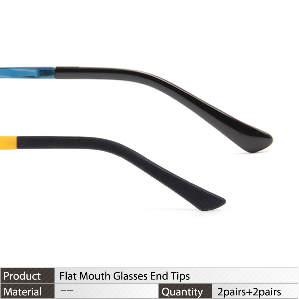 3 Pairs Silicone Anti-Slip Eyeglass End Tips Ear Sock Pieces Tube ...