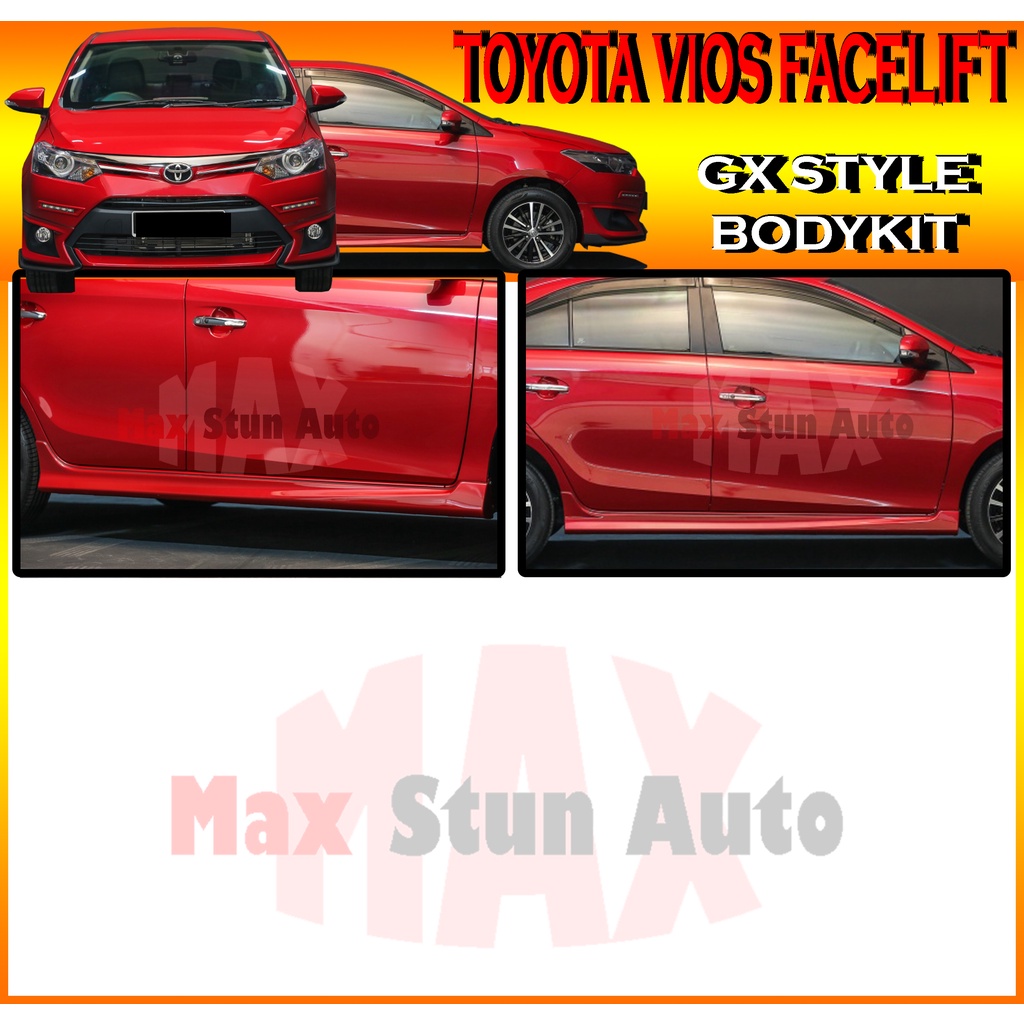 TOYOTA VIOS NCP150 VIOS 2016 FACELIFT GX STYLE BODYKIT (G-X) SKIRT LIP ...