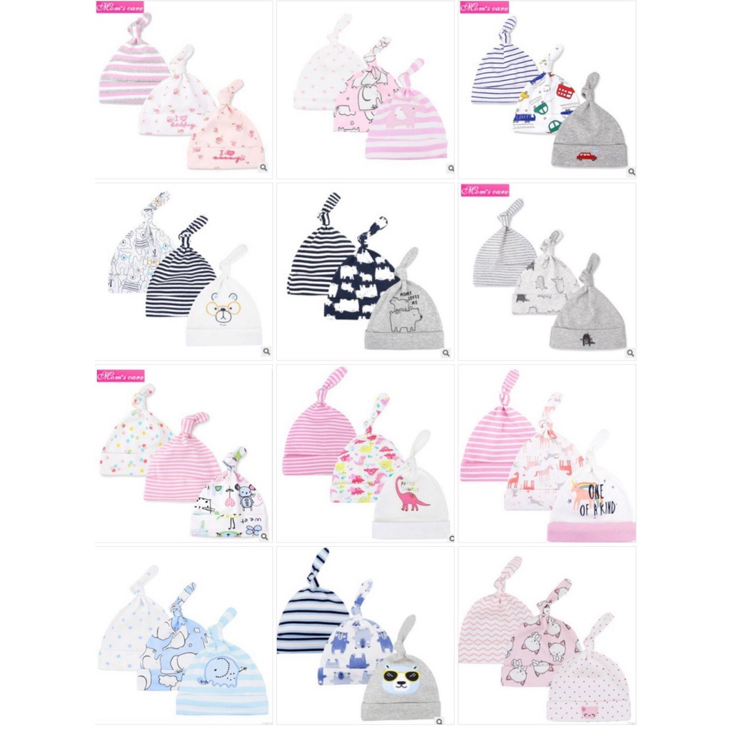 Momcare 3c newborn hat set for babies (0-6M) | Shopee Malaysia