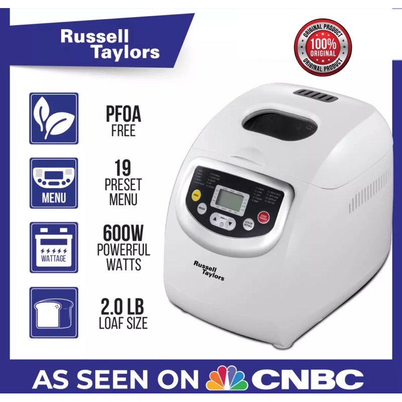Russell Taylor Large Bread Maker Russell taylors BM10 2.0LB BM-10 ...