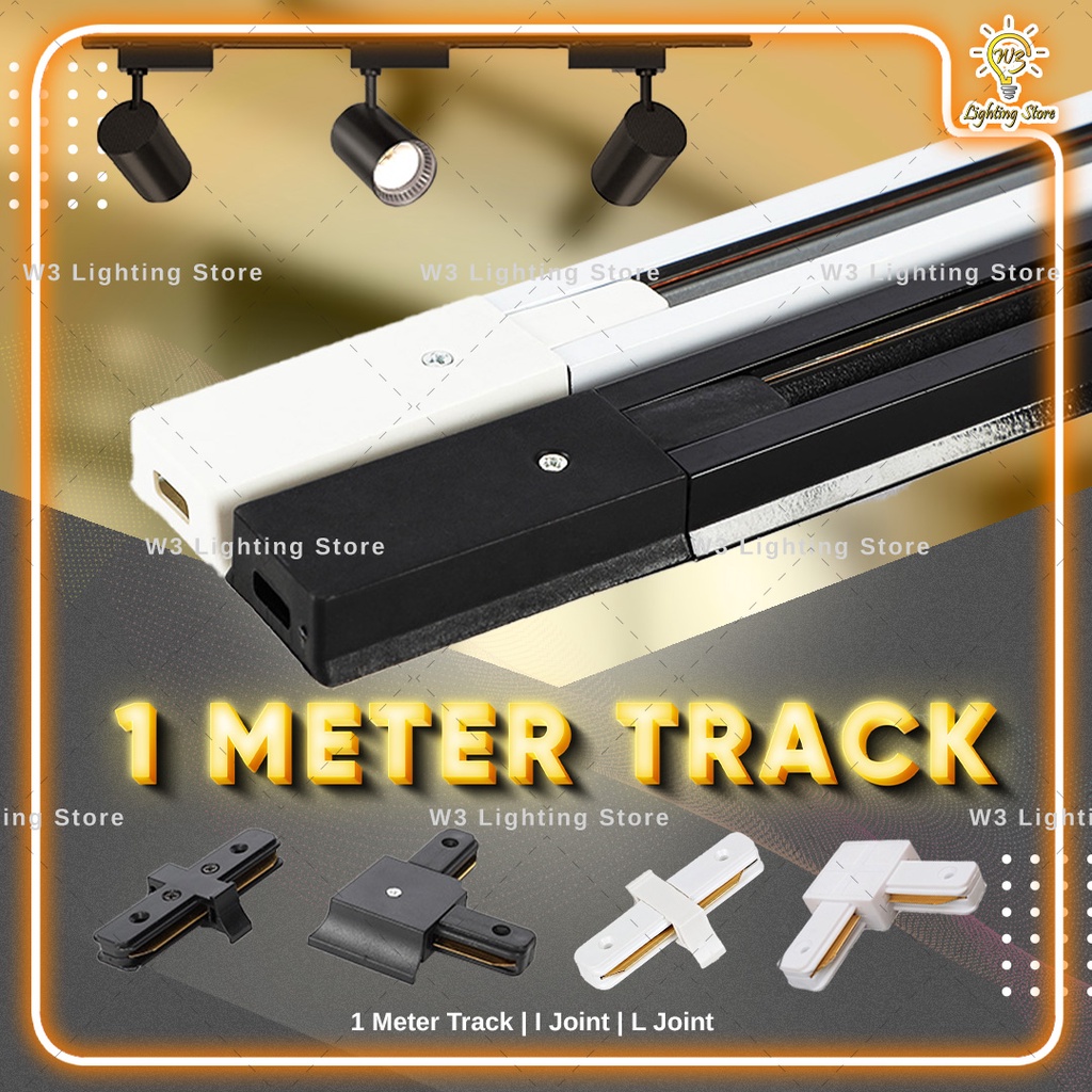 1 METER TRACK RAIL / TRACK RAIL JOINT I JOINT L | Shopee Malaysia