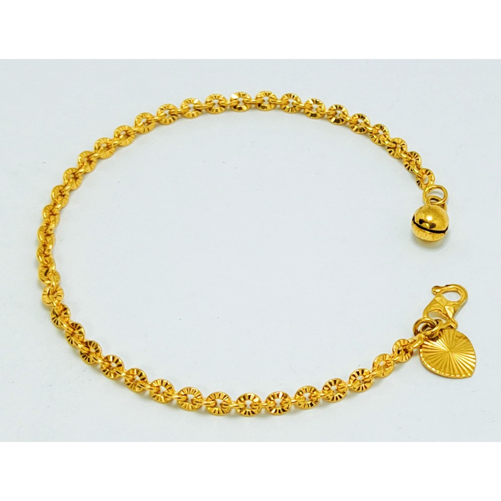 Rantai Tangan Emas Korea 24K (Bracelet Gold Plated)-Gelang Tangan ...