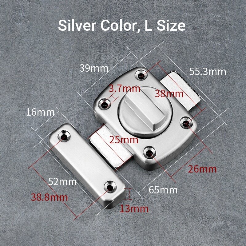 Rotate Bolt Gate Latch Latches Door Slide Lock Twist Safety Rotating ...