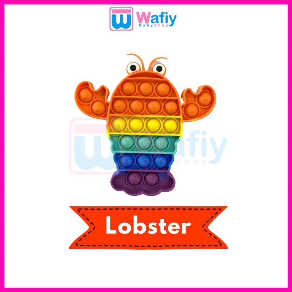 [Readystok] Pop it Sensory Rainbow Fidget Toy Push Bubble Stress Relief ...