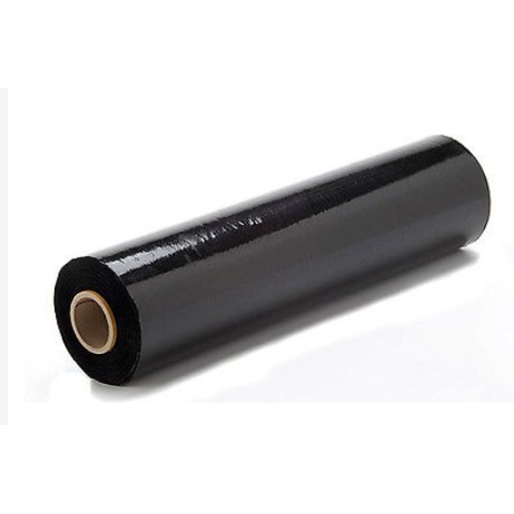 Clear/Black Stretch Film/Wrapping Firm/Plastic Pallet Wrap (1 Roll ...