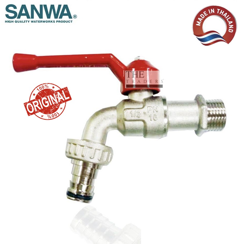 The Traders SANWA Premium 15MM 1/2" HEAVY DUTY BALL TAP MINI BALL VALVE, ANGLE BALL VALVE GATE ...