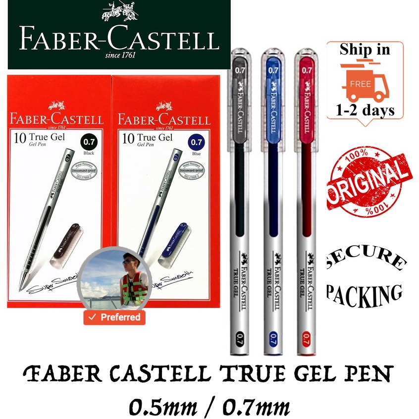 FABER CASTELL TRUE GEL PEN / FABER-CASTELL TRUE GEL PEN (READY STOCK / 100% ORIGINAL) | Shopee ...