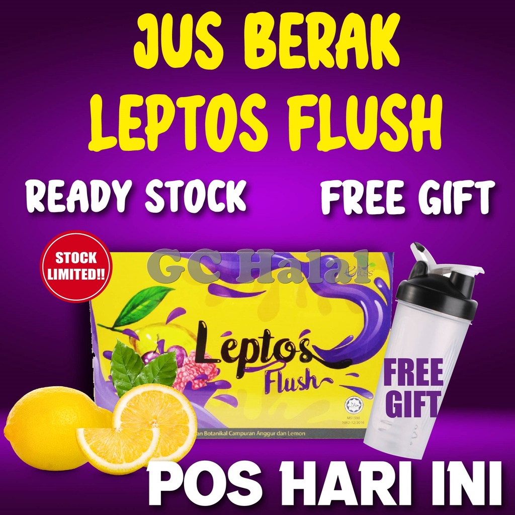 🔥JUS LAWAS BERAK LEPTOS FLUSH 💩 LANCAR JE 🔥 Sembelit Buang LEMAK di ...