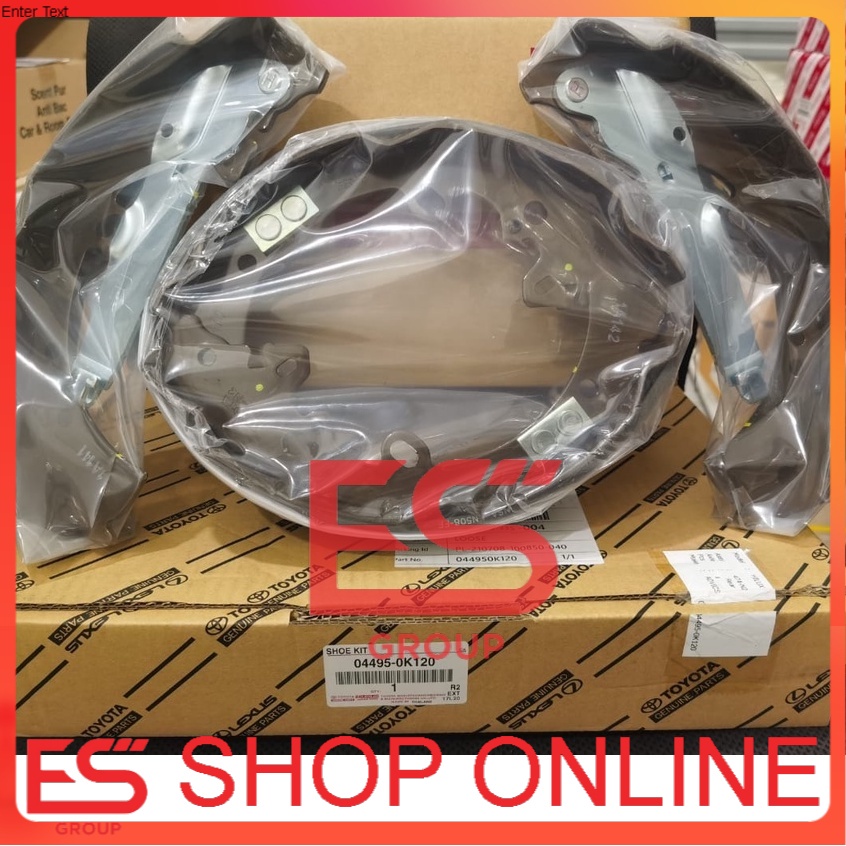 Toyota [REAR] Brake Shoe / Lining SET (04495-0K120) -For Hilux ...