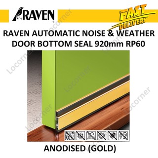 RAVEN RP60 DIY Automatic Noise & Weather Bottom Door Seal 920mm / Door ...