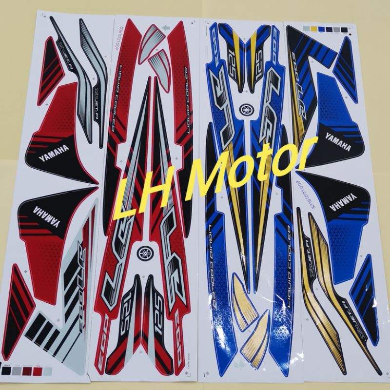 YAMAHA🌟 EGO LC 125 ( 3 ) 🌟BODY STICKER | Shopee Malaysia