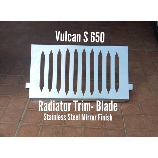 Kawasaki Vulcan S 650 Radiator Cover Blade Design (Stainless Steel ...