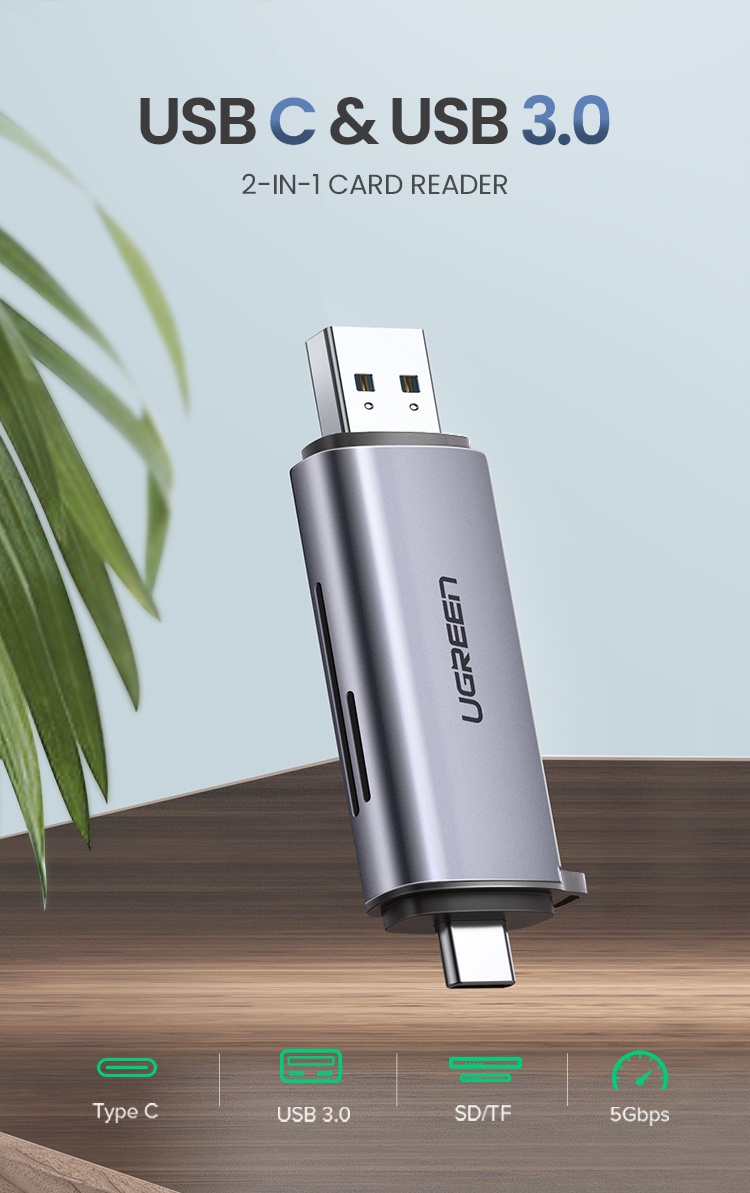 UGREEN USB 3.0 Type C Micro SD Card Adapter | Shopee Malaysia