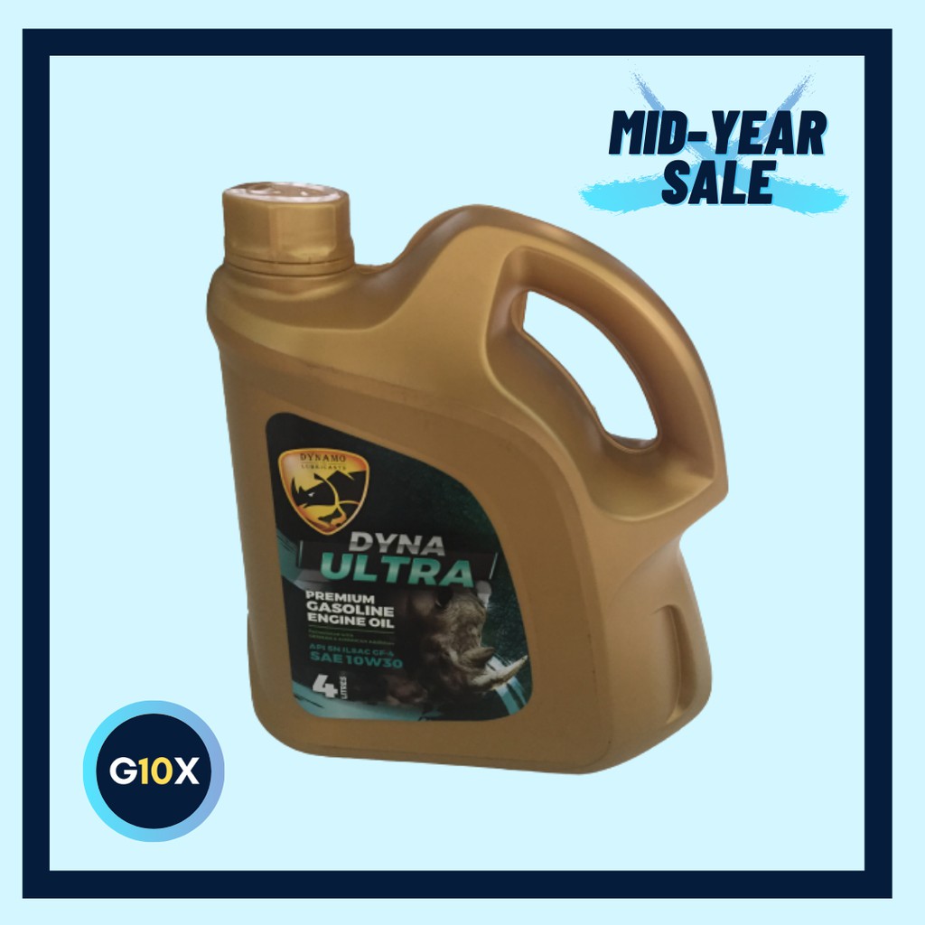 Original Dynamo Lubricants Ultra Fully Synthetic API SN 10W30 Engine ...