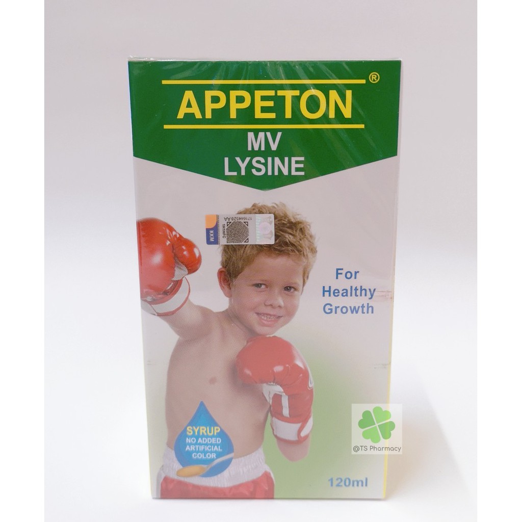 Appeton Multivitamines Lysine Syrup 120ml [Exp:9/2026] | Shopee Malaysia