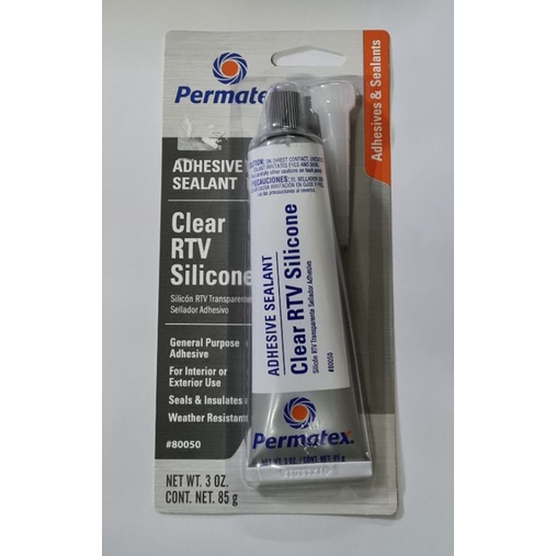 Permatex® Clear RTV Silicone Adhesive Sealant 66BR | Shopee Malaysia