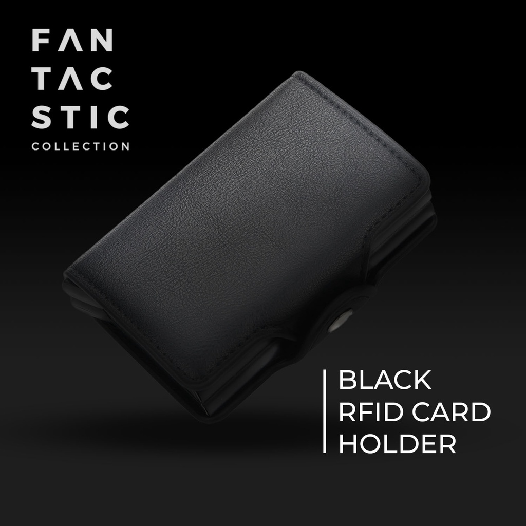 E-(Double Layer) RFID Blocking Men Wallet Card Holder Credit Card ...
