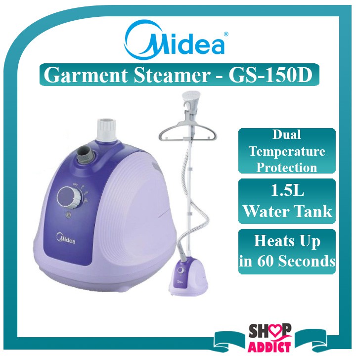 MIDEA GARMENT STEAMER GS-150D 1785W | Shopee Malaysia
