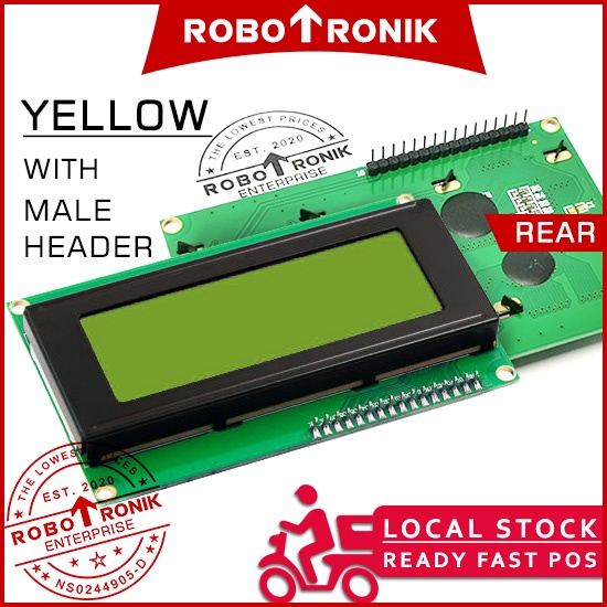 Arduino Raspberry Lcd 20x4 W Backlight Serial Parallel Interface Display Module 2004a Pin 