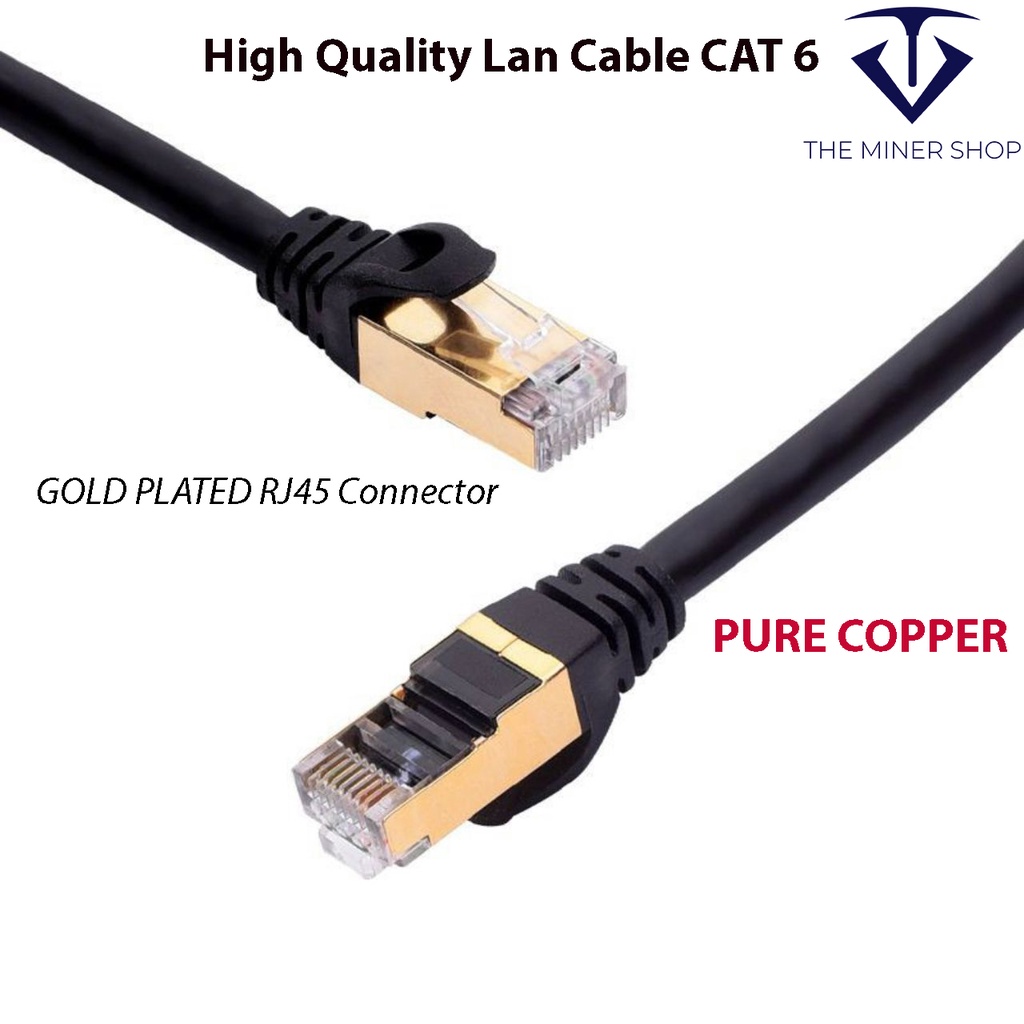 CAT6 Pure Copper LAN Cable 24AWG Ethernet Network Network Cable ...