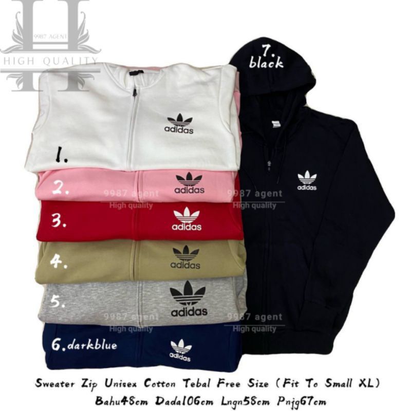 Hodi addidas logo 100% best quality | Shopee Malaysia