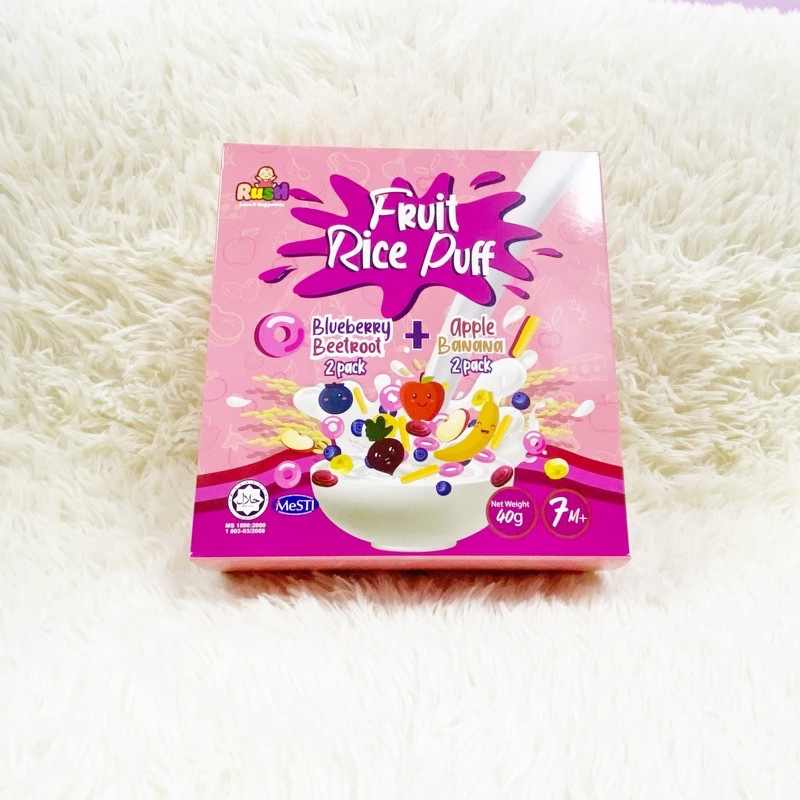 Mixed Fruits Rice Puff by Rush Baby 40g (7m+) | Shopee Malaysia