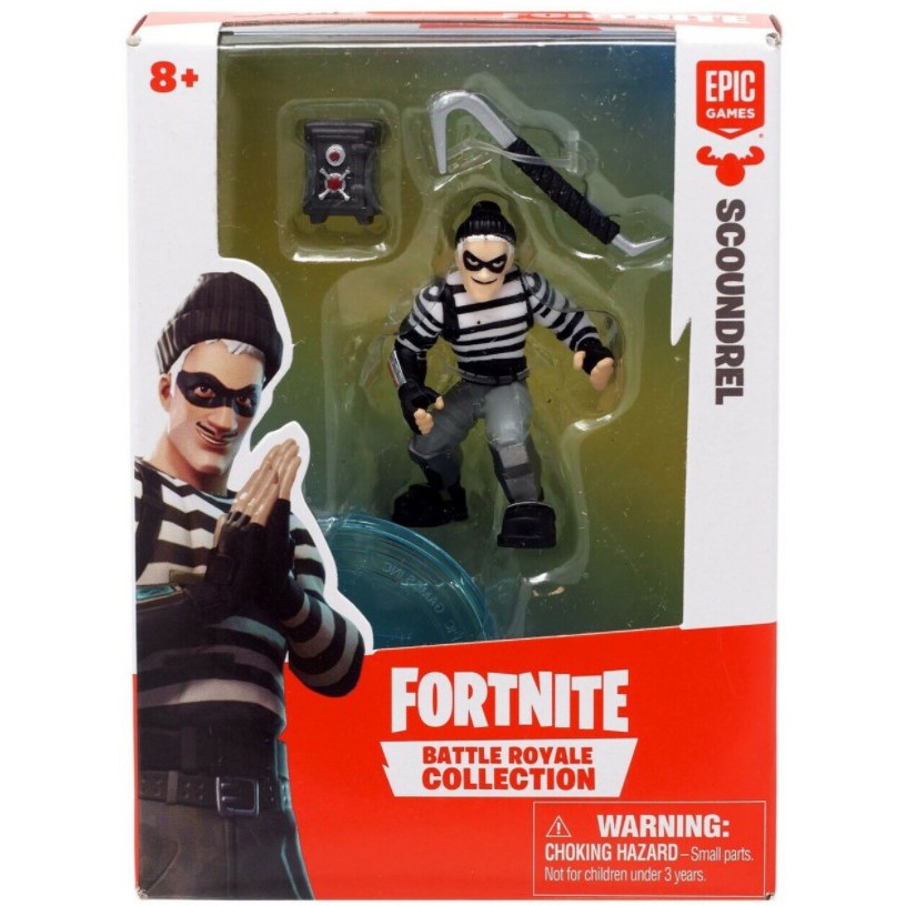 Fortnite Epic Games Battle Royale Collection SCOUNDREL 2-Inch Mini ...