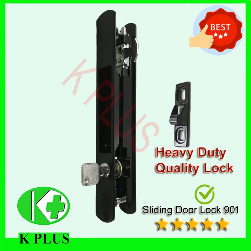 Sliding door lock 901 aluminium door lock with key 25 32mm pintu ...