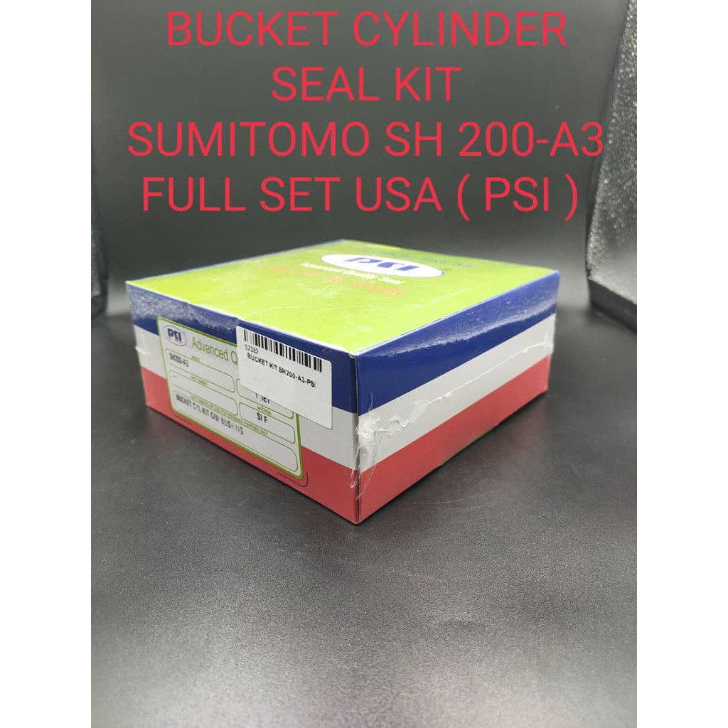BUCKET CYLINDER SEAL KIT SUMITOMO SH 200-A3 FULL SET USA ( PSI ) | Shopee Malaysia