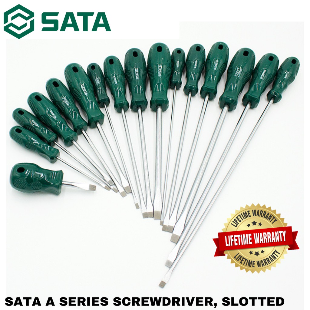 SATA A SERIES SCREWDRIVER, SLOTTED / SLOTTED SCREWDRIVER / SATA HAND ...