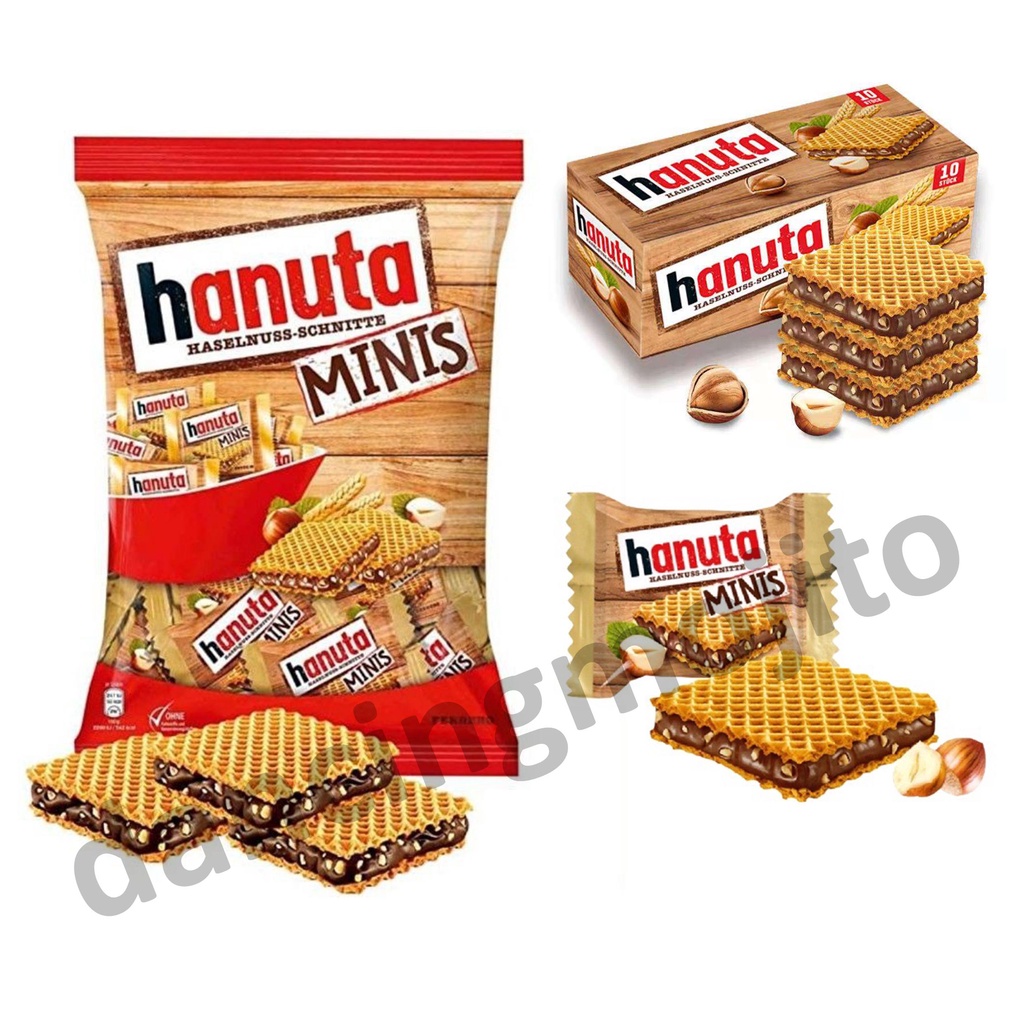 Ferrero Hanuta Hazelnut Cream Chocolate Wafer | Shopee Malaysia