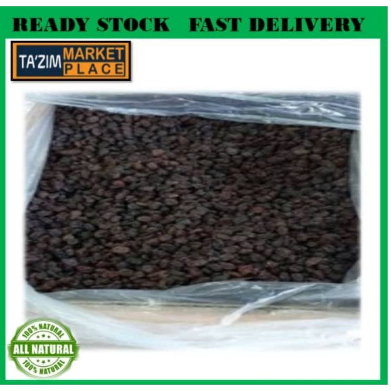 [Wholesale 5KG] Black Raisin Jumbo Size | Kismis Hitam Size Besar ...
