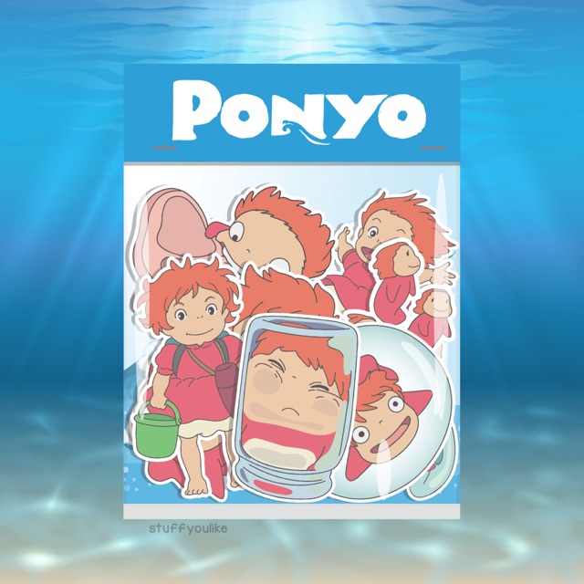 Ponyo STICKER PACK | Shopee Malaysia