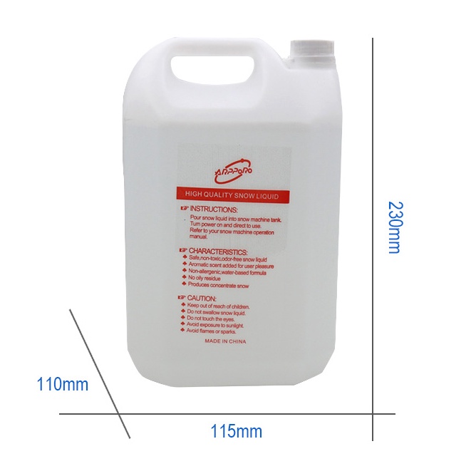 Special snowflake liquid/solution for stage large snowflake machine ...