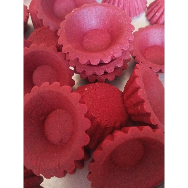 SHELL TART RED VELVET 6CM📌📌KULIT TAT RED VELVET 6CM📌📌 | Shopee Malaysia