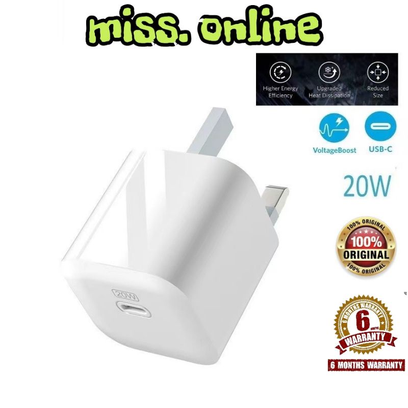 PD 20W Charger USB-C Fast Charger Nano IP Adapter Compatible for iPhone ...