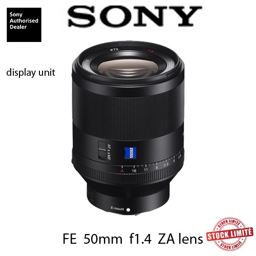 Sony [SEL50F14Z] Planar T* FE 50mm F1.4 ZA (display unit) | Shopee Malaysia