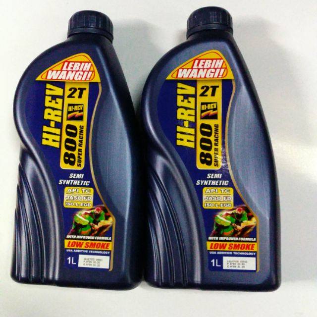 HI-REV 2T 800 SEMI SYNTHETIC (2PCS IN PACK) | Shopee Malaysia