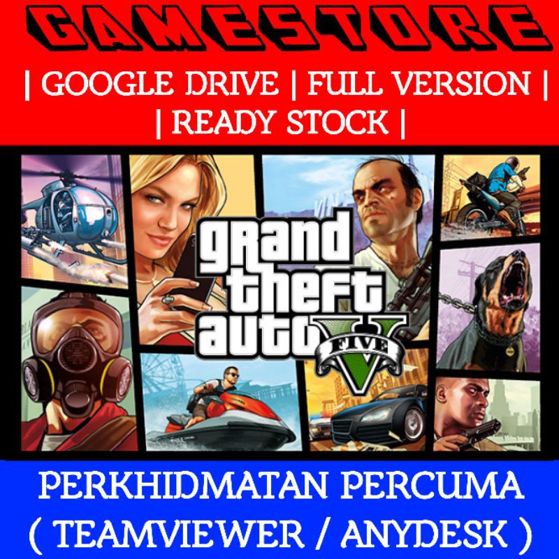 GRAND THEFT AUTO V | GTA 5 [ PC GAME OFFLINE | FULL VERSION | INSTANT DELIVERY ] | Shopee Malaysia