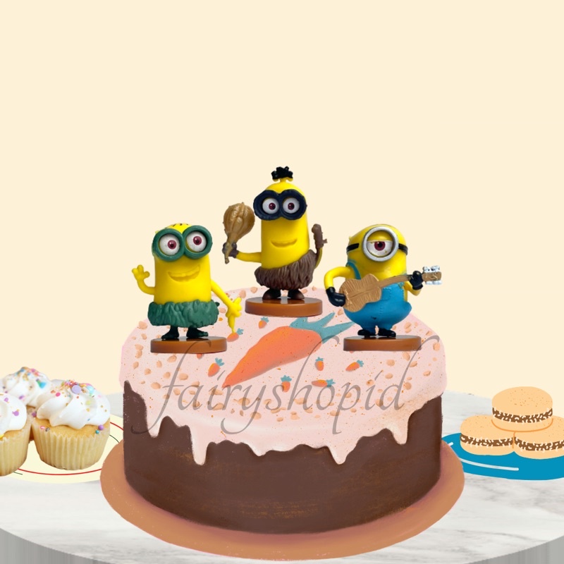 Minions Despicable Me Cake Topper/Minion Action Figure/Minion Cake ...