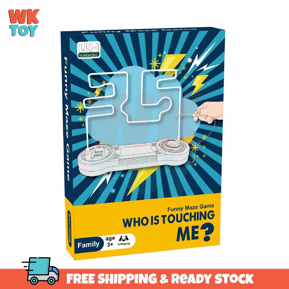 [Clearance] WKTOY Electric Rod Maze Game Familty Game Top Game | Shopee ...